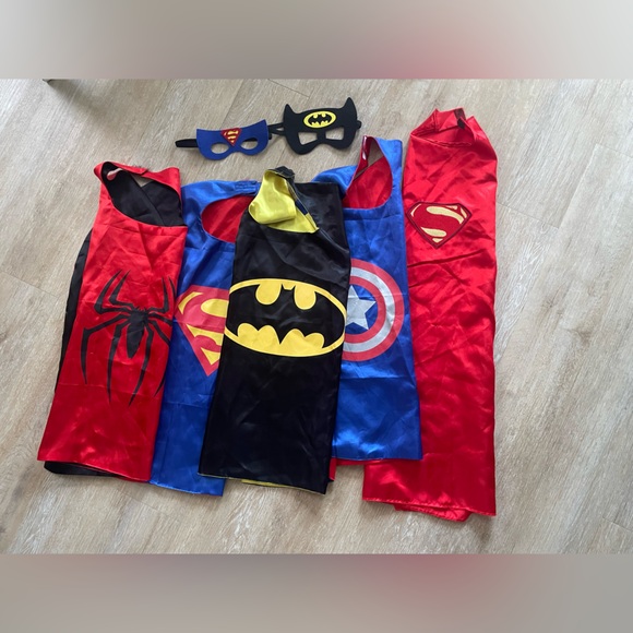 Costumes | Superhero Capes Mask Set | Poshmark